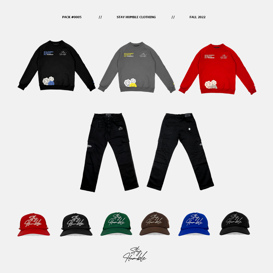 PACK #0005 – STAY HUMBLE CLOTHING